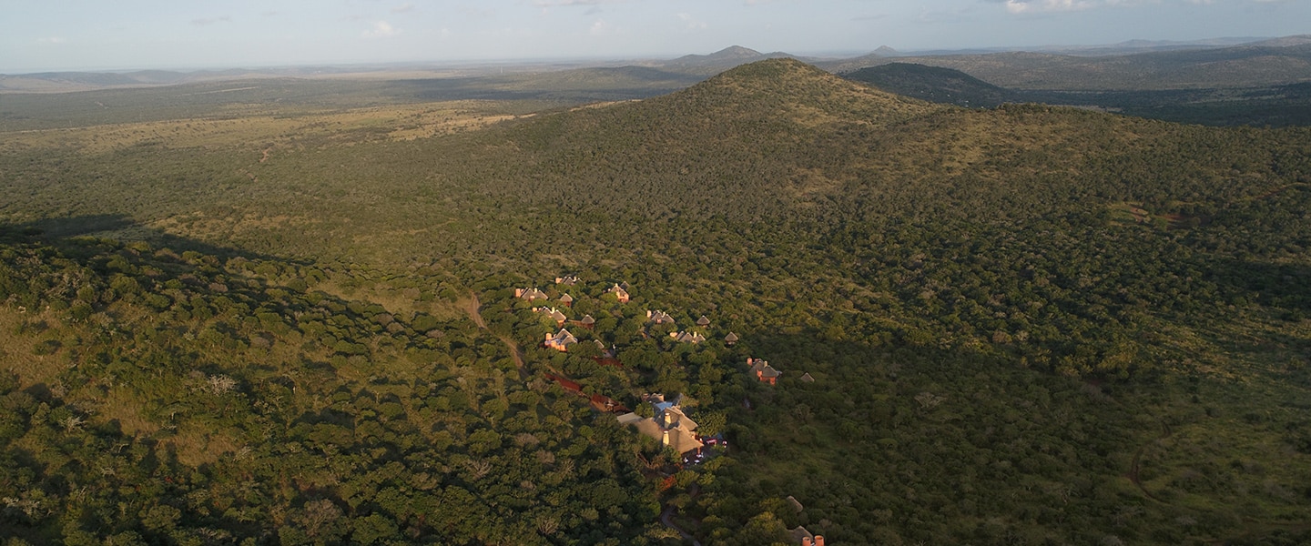 A birds eye view of Thanda Safari Game Reserve