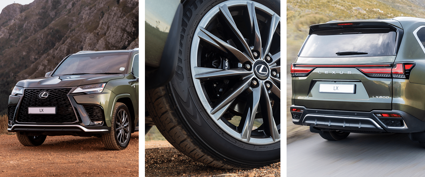 The details of the luxurious Lexus LX SUV