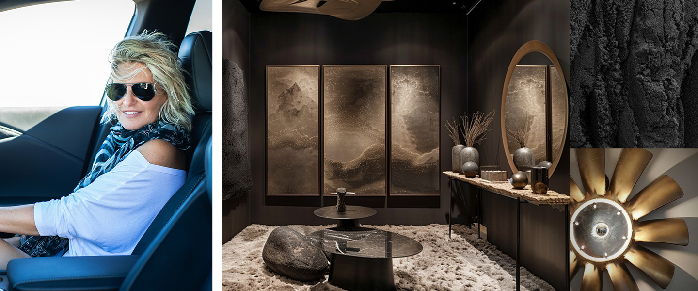 Designer Petra Maierhofer's Lexus-inspired pod at Decorex