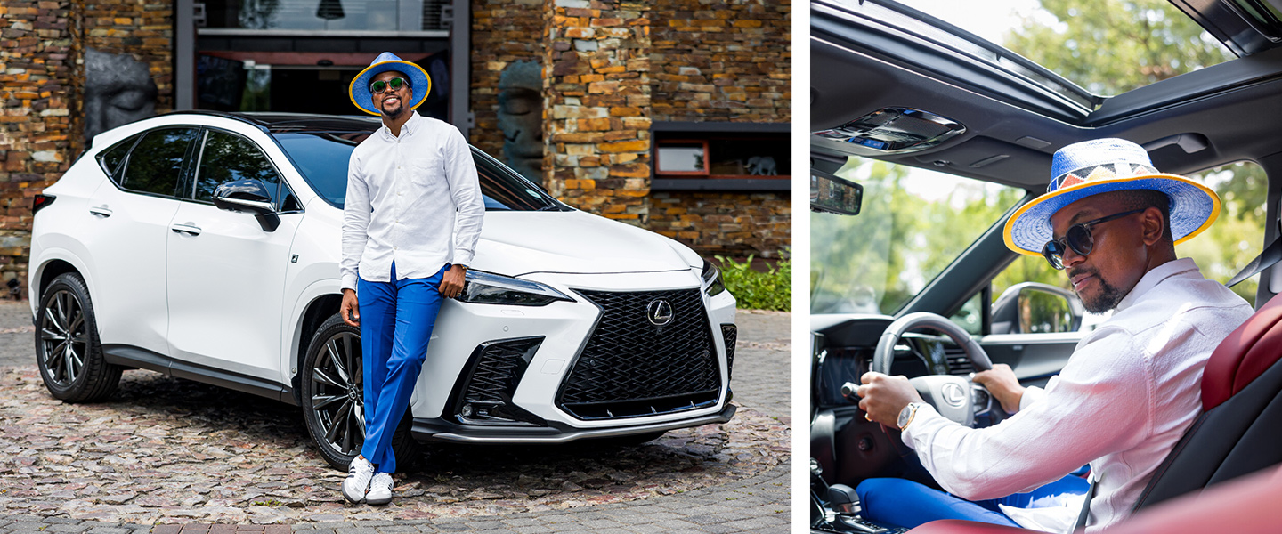 A man driving the Lexus NX