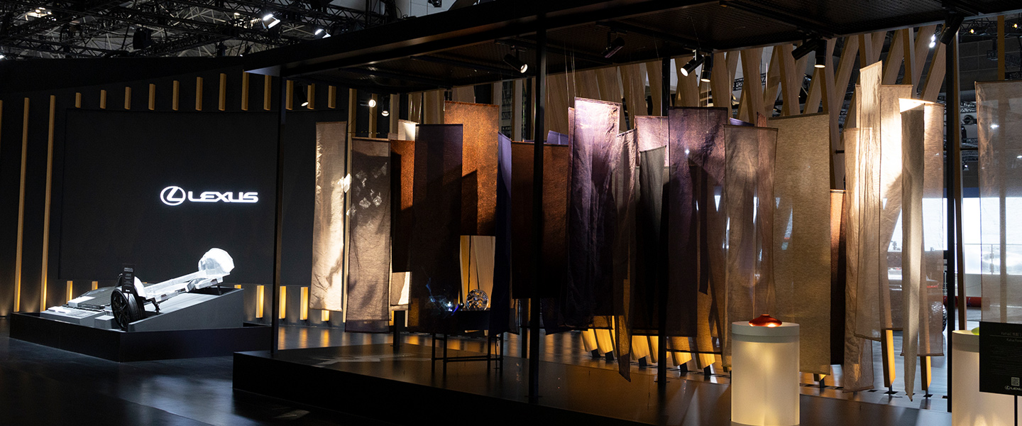The Lexus activation at Design Miami